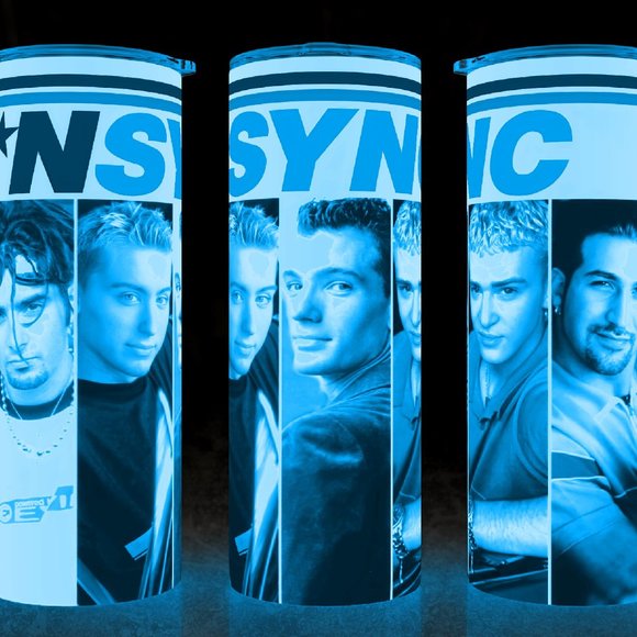 Dining | Glow In The Dark Nsync 25 Year Anniversary Cup Mug Tumbler ...